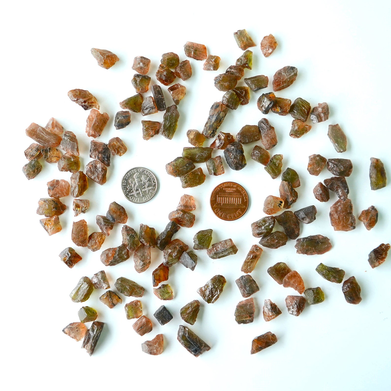 Raw Andalusite Crystals, (4-14mm) Natural Brazilian Rough, Healing ...