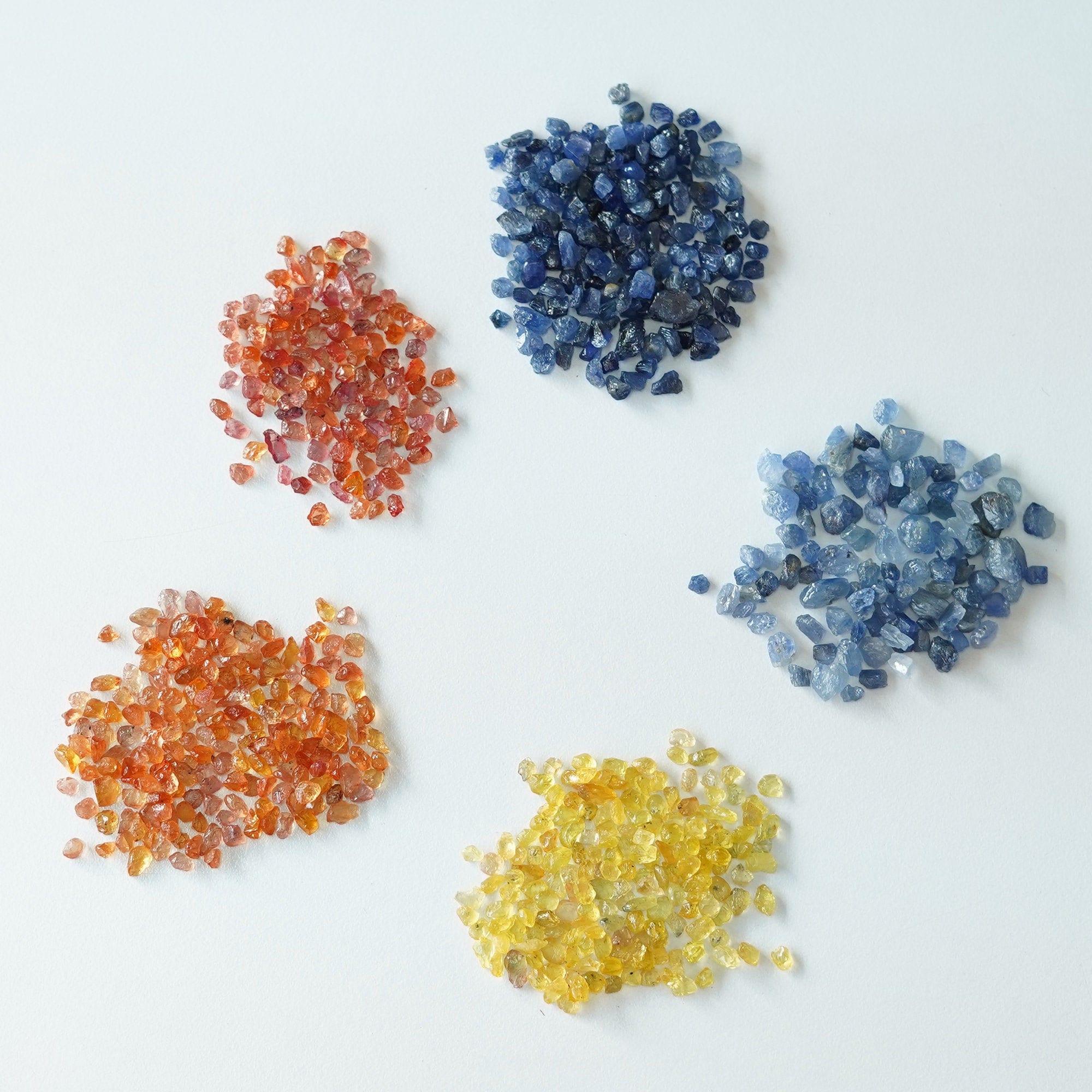 Raw Sapphire Blue Padparadscha Natural Multi Crystal | Etsy