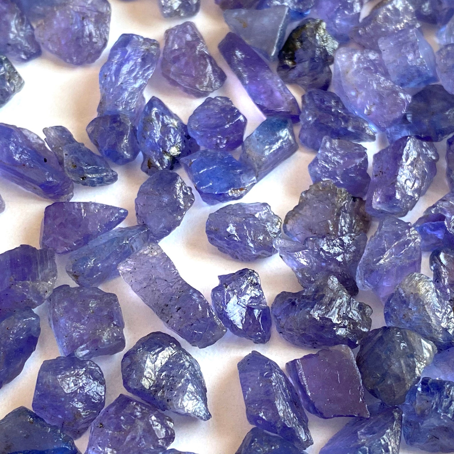 Raw Tanzanite (50-500cts), Natural Crystal Tanzanite Rough Stone ...