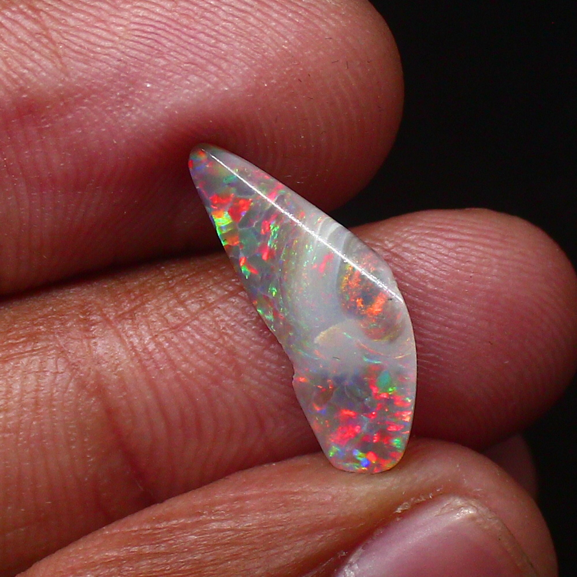 Australian Black Fire Opal