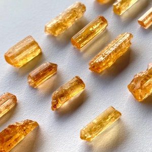 Raw Imperial Topaz Sticks 5-20mm Long Pencil Natural - Etsy