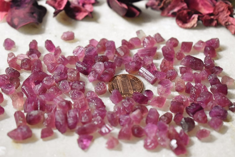 Raw Pink Tourmaline Rubellite Natural From Madagascar - Etsy