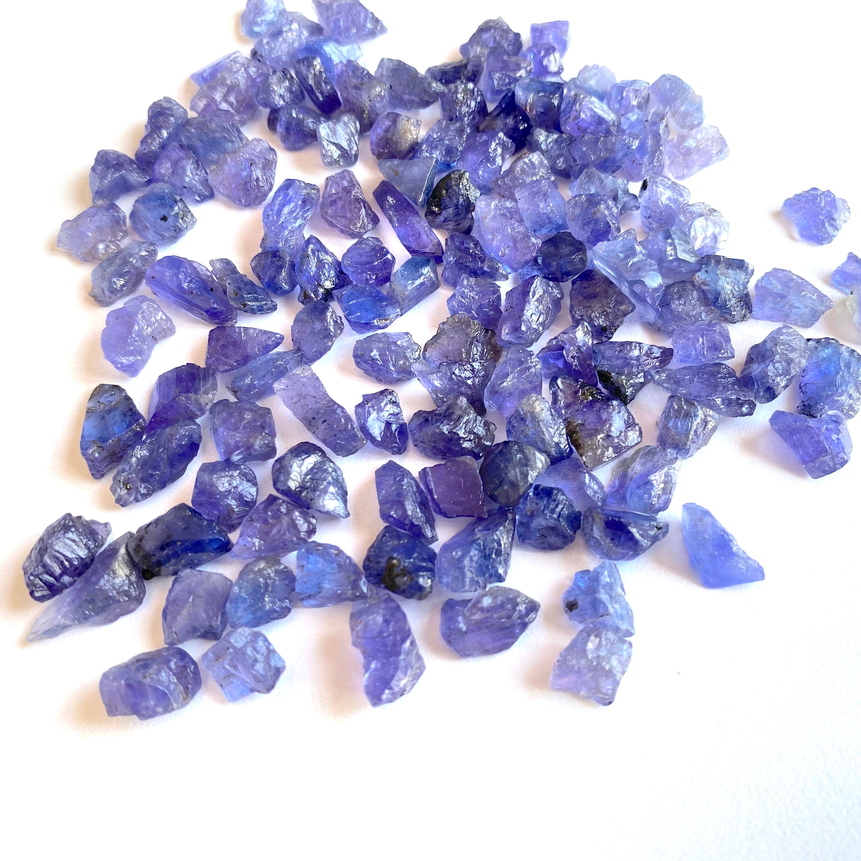 Raw Tanzanite 50-500cts Natural Crystal Tanzanite Rough | Etsy