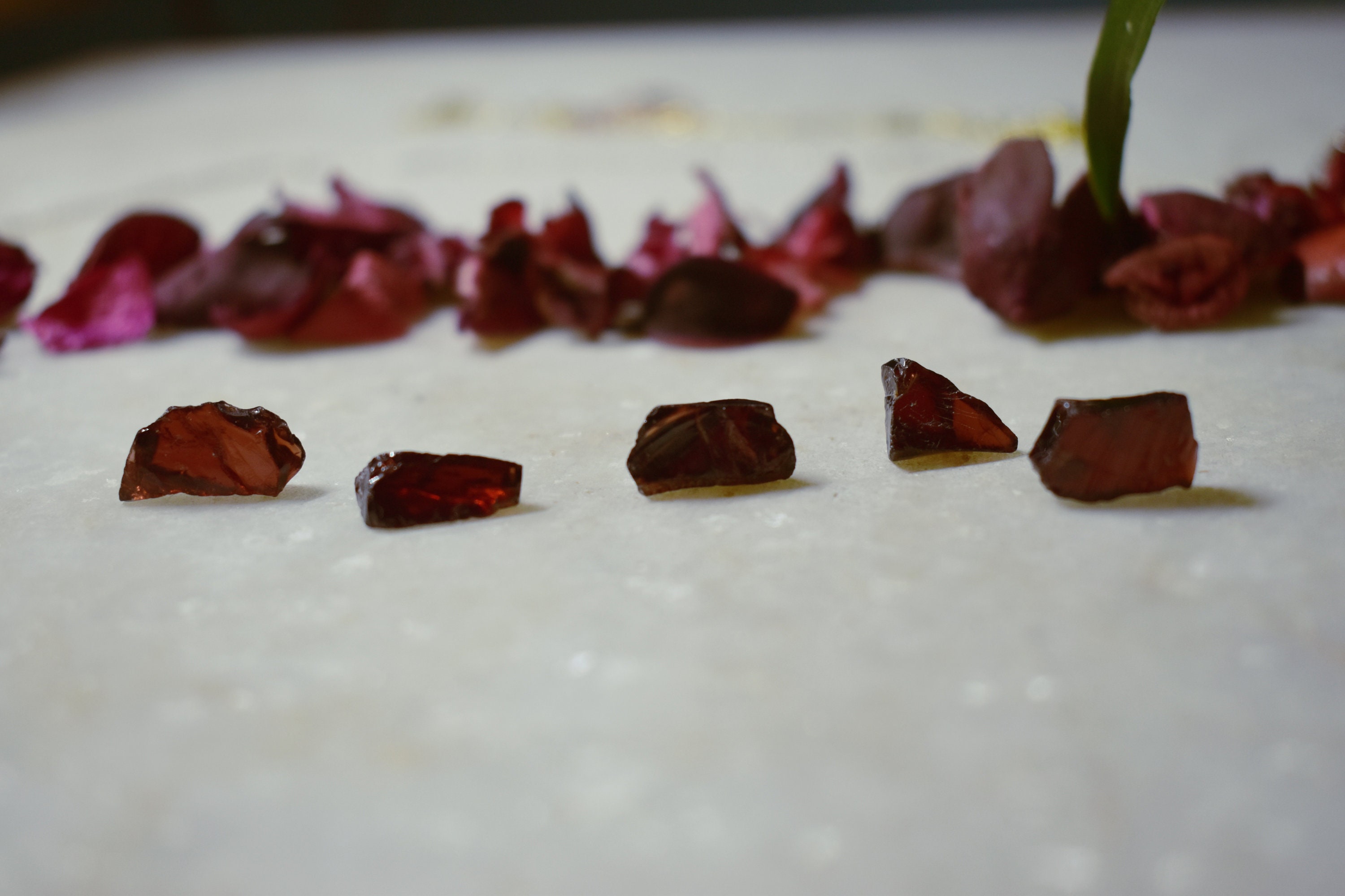 Natural Raw Red Garnet, Zambian Garnet Rough Stone, Raw Crystal Gem ...
