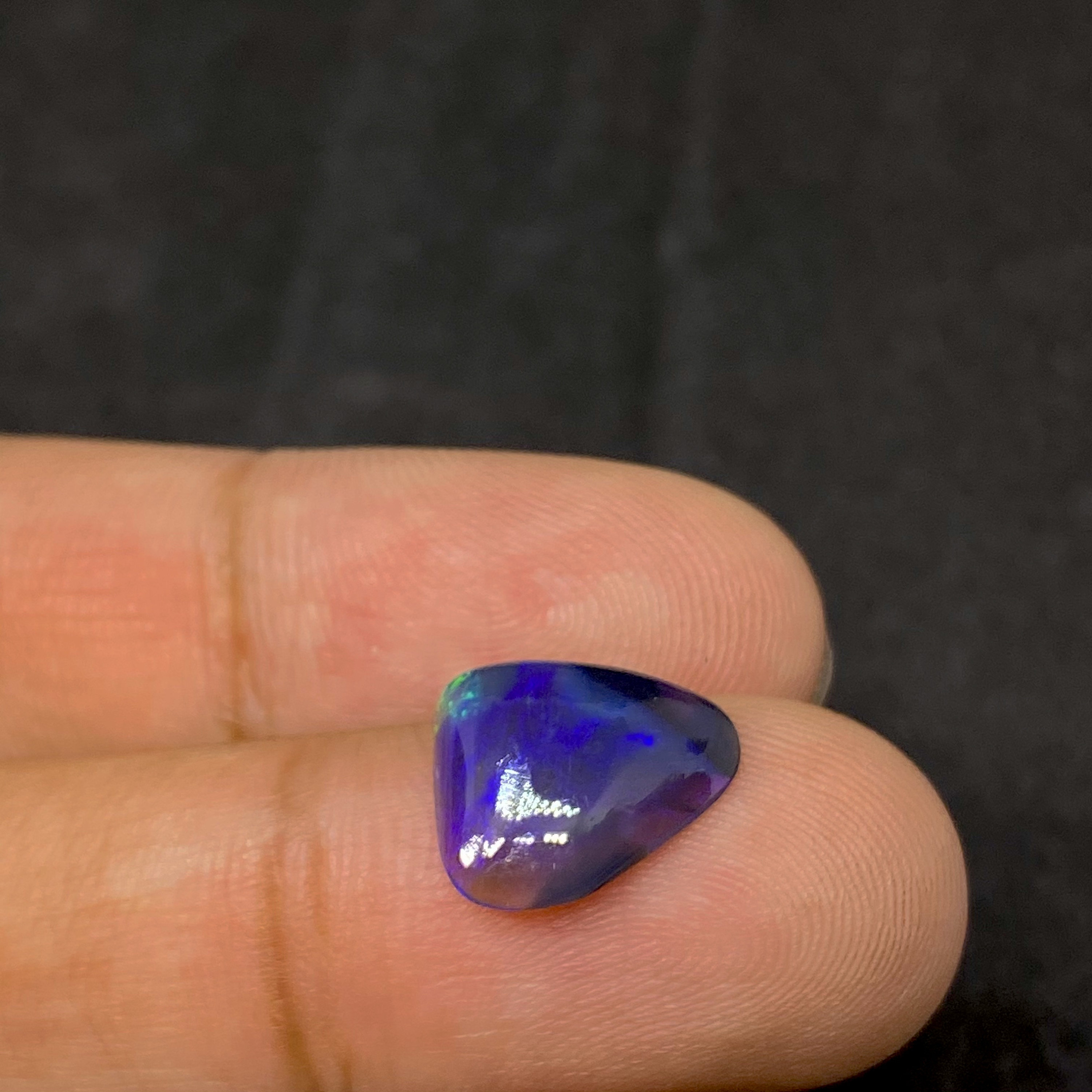 2.45cts Australian Blue Fire Opal Crystal Cabochon Loose | Etsy