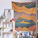 Line Art Wall Tapestry, Wall Hanging Art, Retro Art Tapestry, Line ...