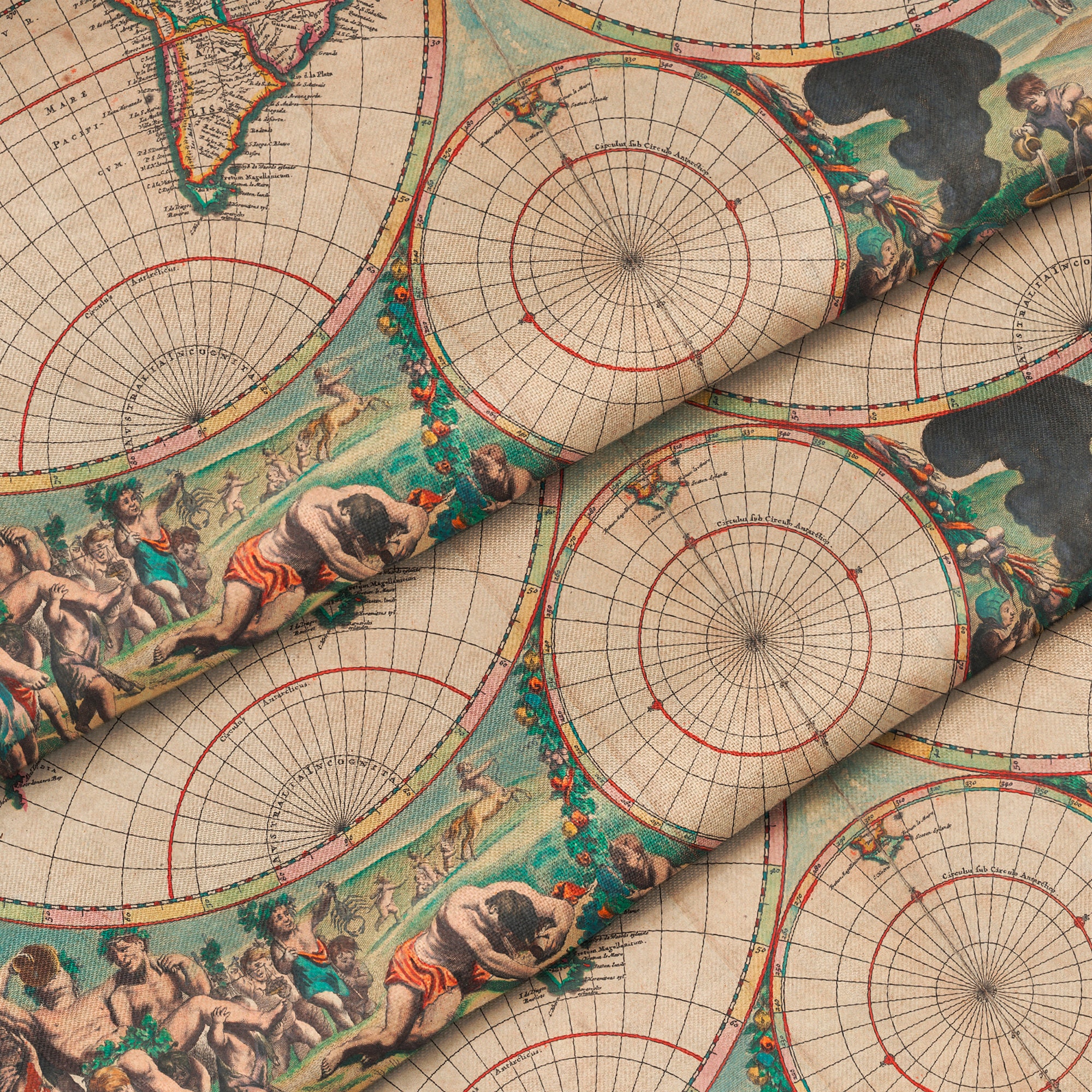 Vintage World Map Tapestry Map Wall Hanging World Map | Etsy