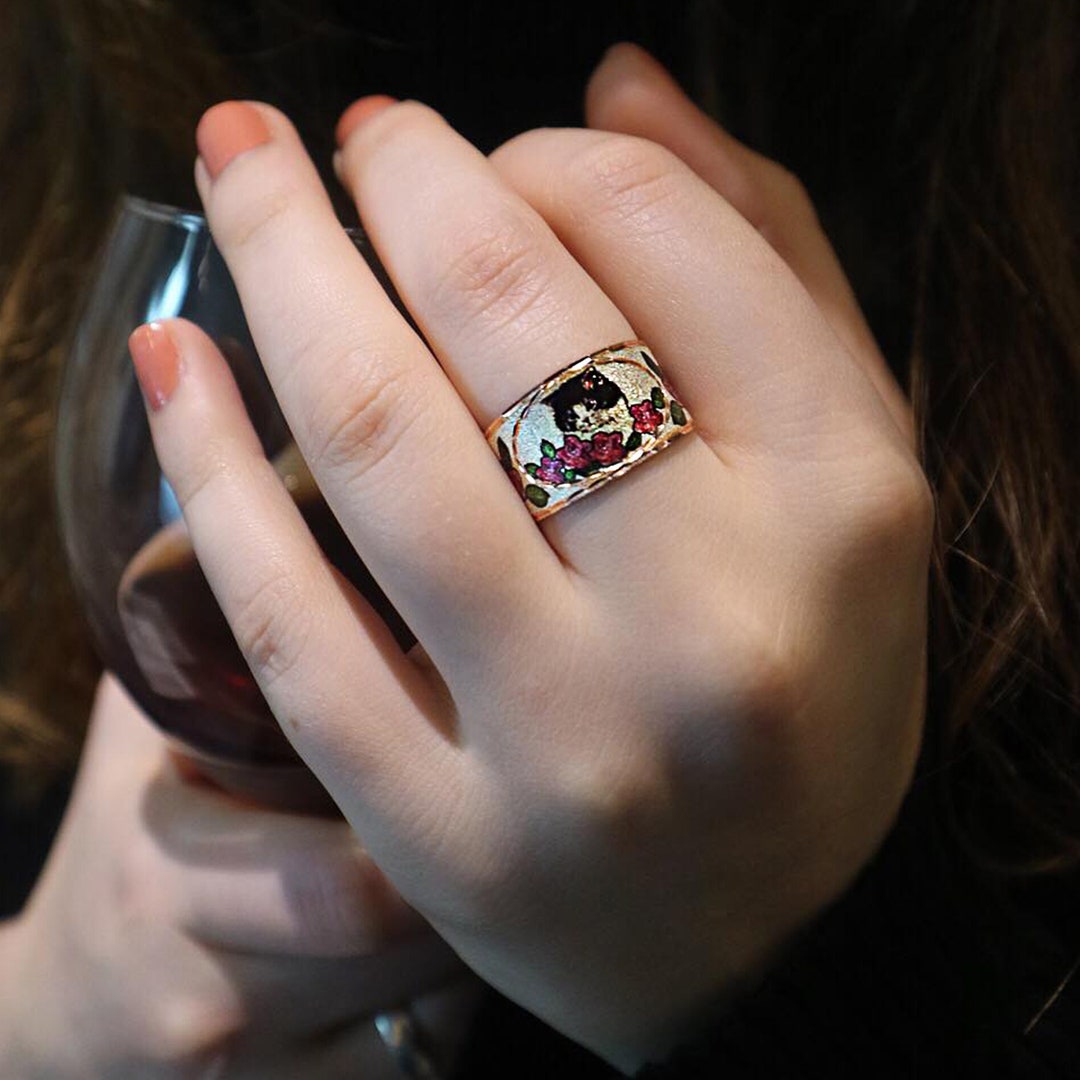 Cat Ring, Adjustable Ring, Cat Jewelry, Cat Gift for Women, Cat Gift ...