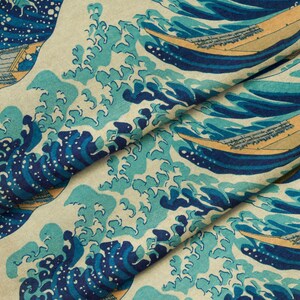 The Great Wave off Kanagawa Wall Tapestry, Wall Hanging Art, Great Wave ...