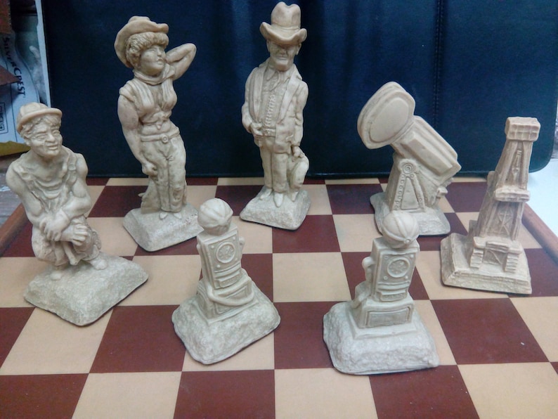 Oil Barron Chess Set Molds - Etsy
