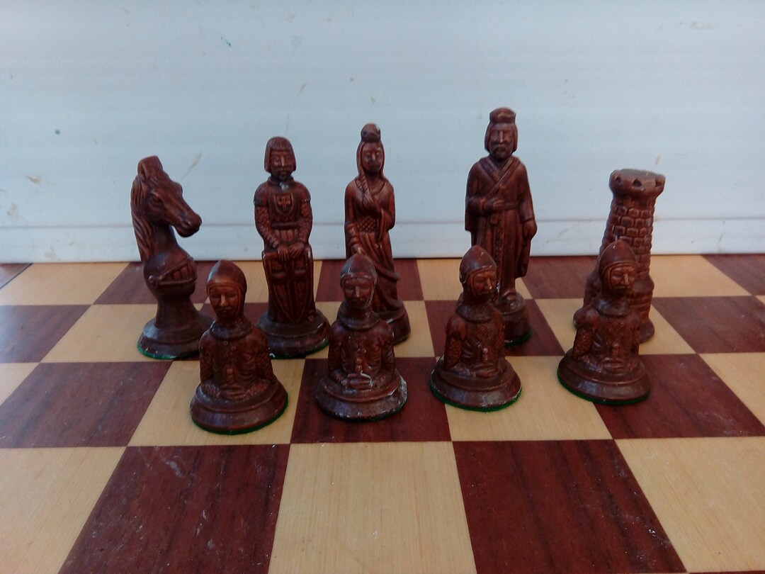 Full Set Medieval Chess Set Molds - Etsy