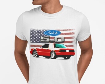 Retro Fox Body Mustang Short-sleeve Unisex T-shirt | Etsy