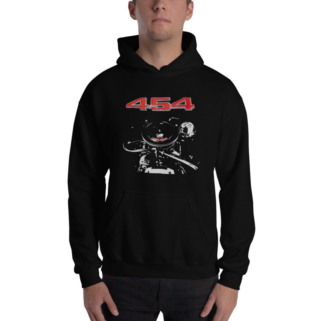 Chevy 454 Big Block Engine Hooded Sweatshirt - Etsy