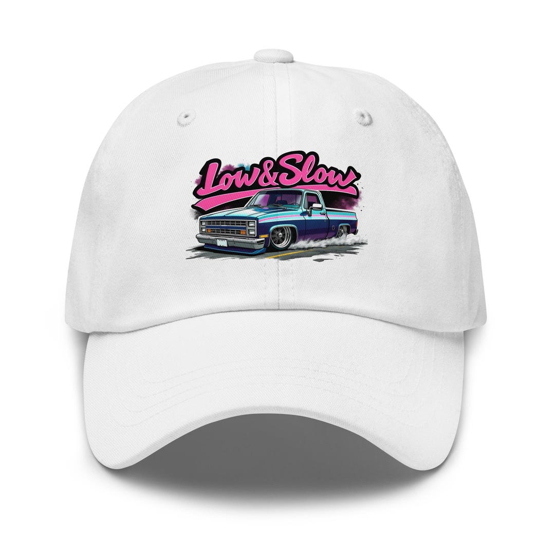 Retro 80s Mini Truck Dad Hat: Lowrider Style Adjustable Cap - Etsy