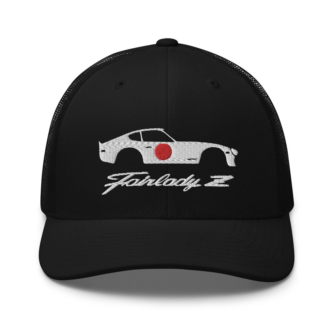 Datsun 280z Fairlady Z Script Japanese JDM Custom Design Trucker Cap ...