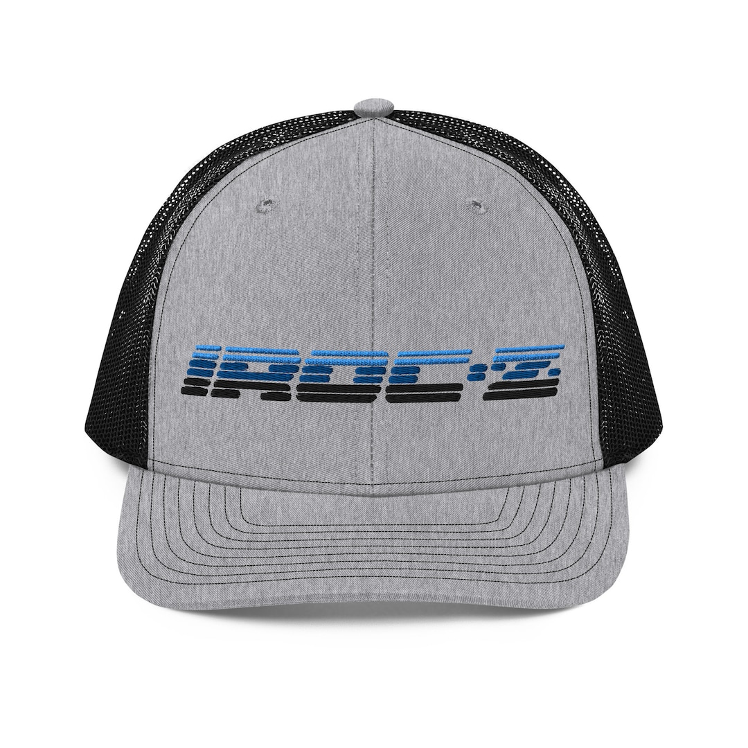 Retro 1980's Chevy Camaro IROC-Z Logo Trucker Cap Embroidered Mesh Back ...