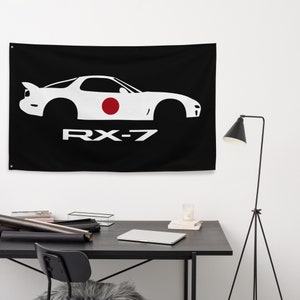 RX-7 JDM Tuner Stencil Japanese Rotary Engine Sportscar RX7 Driver ...