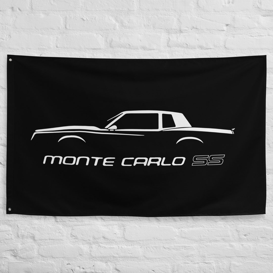 Chevy Monte Carlo SS Fourth Gen 1981-1988 Classic Car Owner Gift Garage ...