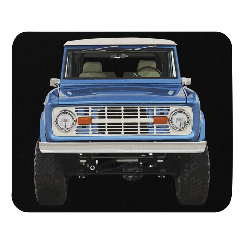 1975 Blue Bronco Truck Mouse Pad - Etsy