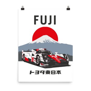Toyota Gazoo Racing LMP1 Race Car Poster - Etsy
