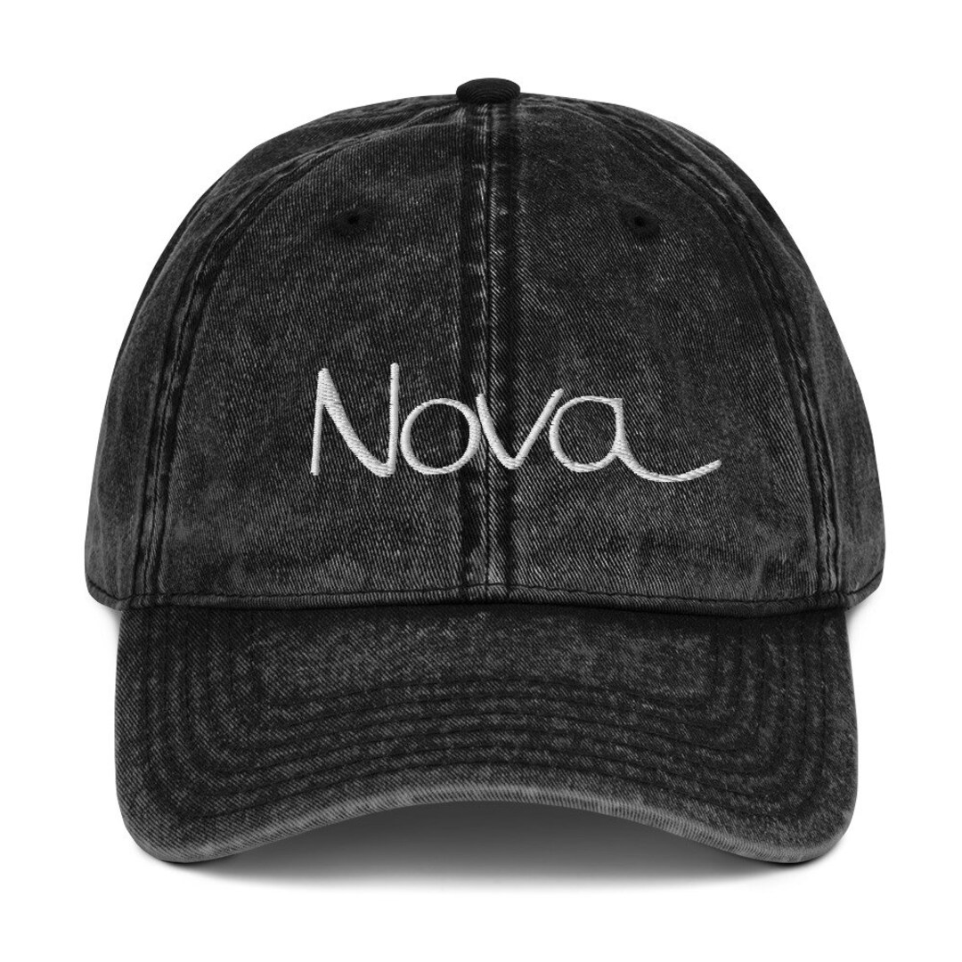 1969 Chevy Nova Emblem Script Muscle Car Gift Vintage Cotton Twill Cap ...