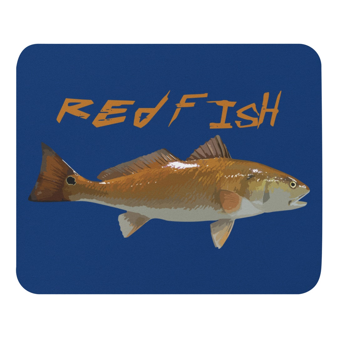 Redfish Fish Salt Water Fishing Fisherman Gift Mouse Pad - Etsy