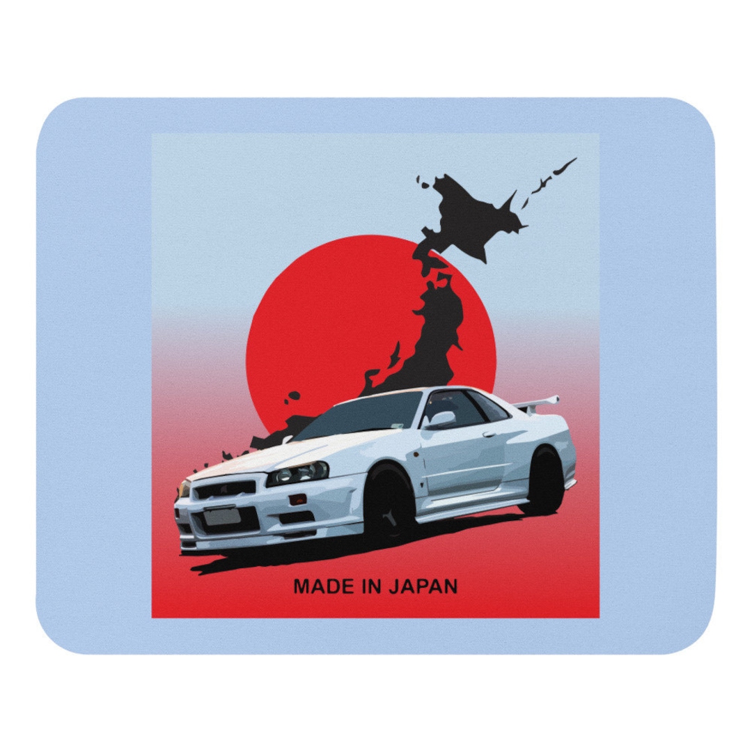 Skyline R34 GTR Japan JDM Mouse Pad - Etsy