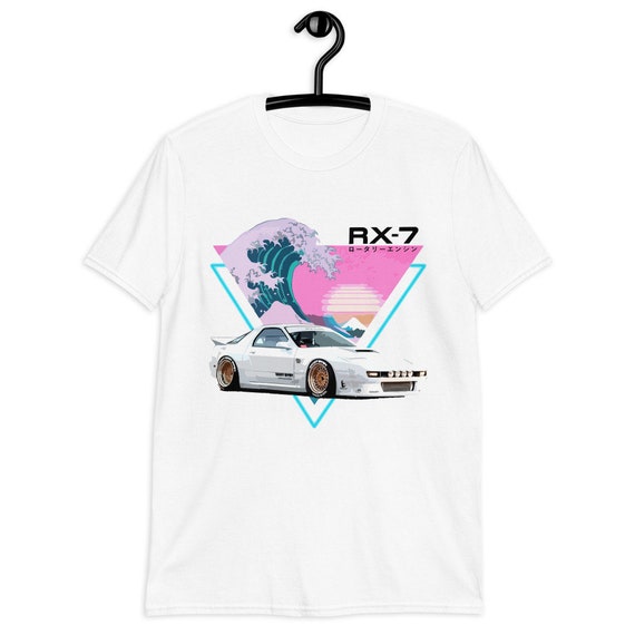 Vaporwave RX7 Japanese Wave RX-7 JDM Tuner Car Short-sleeve - Etsy