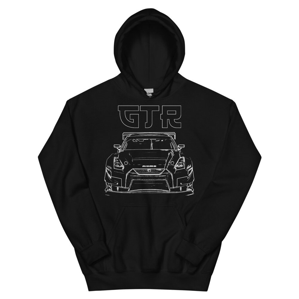 GTR R35 JDM Line Art Tuner Drift Racing Unisex Hoodie | Etsy