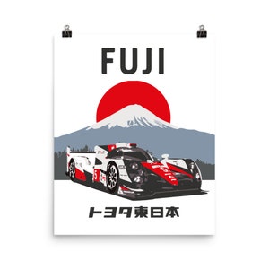 Toyota Gazoo Racing LMP1 Race Car Poster - Etsy