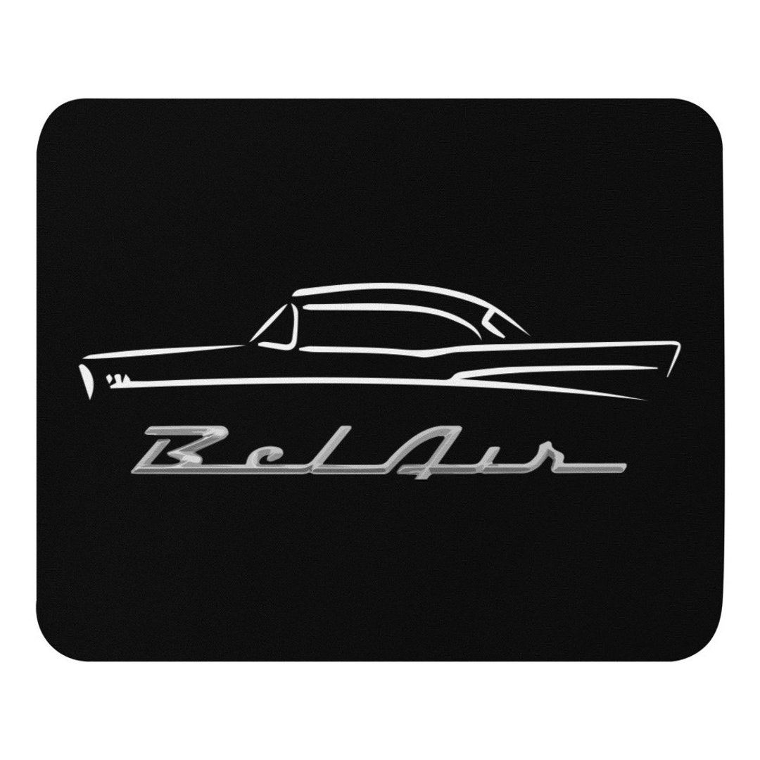 1957 Chevy 57 Belair Bel Air Outline Antique American Collector Car ...