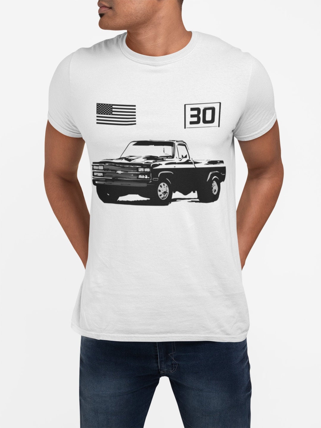 1983 Chevy C30 Truck Short-sleeve T-shirt - Etsy