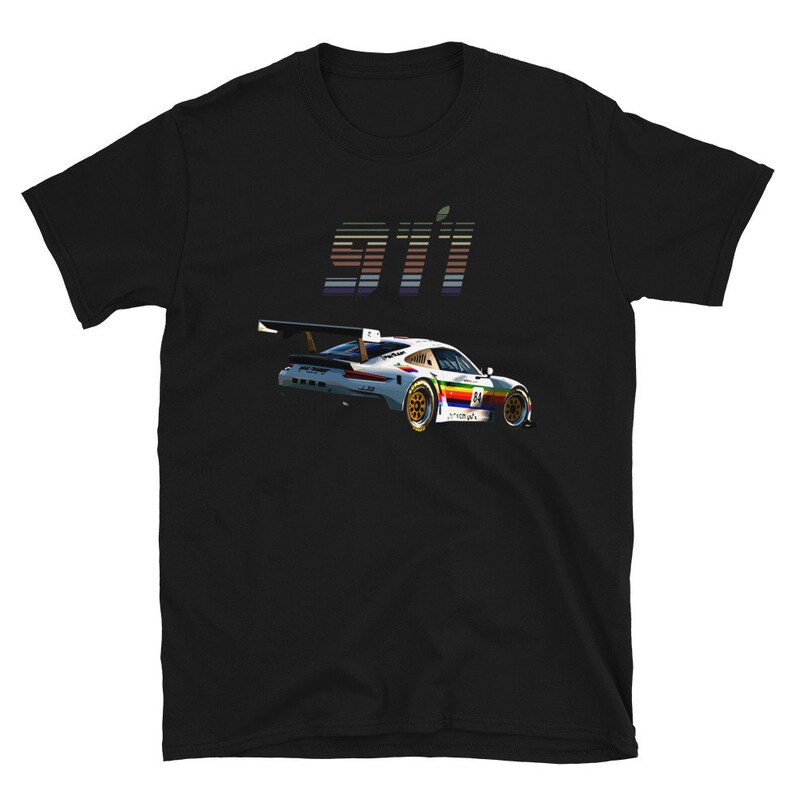 Apple Retro Livery Race Car Short-sleeve Unisex T-shirt - Etsy