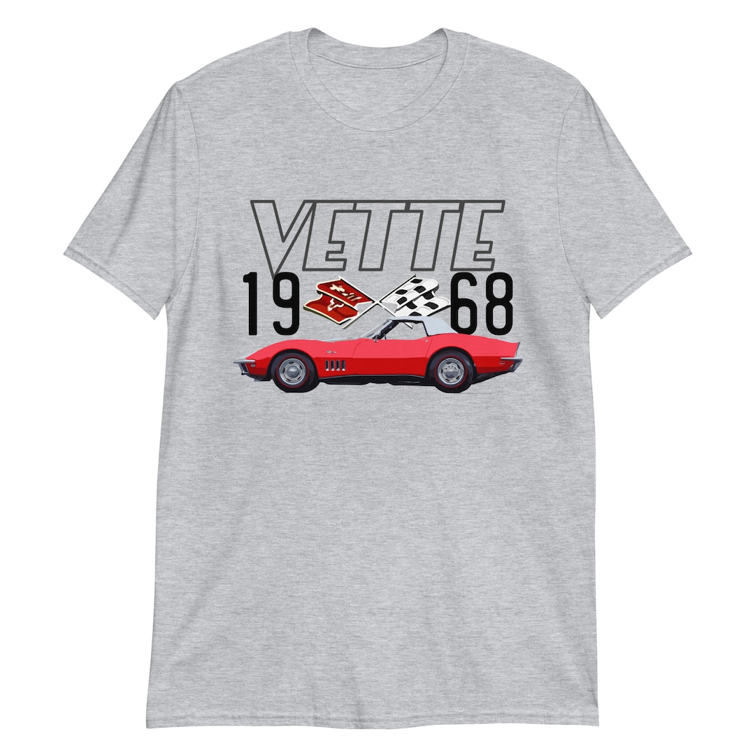 1968 Red C3 Convertible T-shirt: Vintage Vette Driver Gift - Etsy
