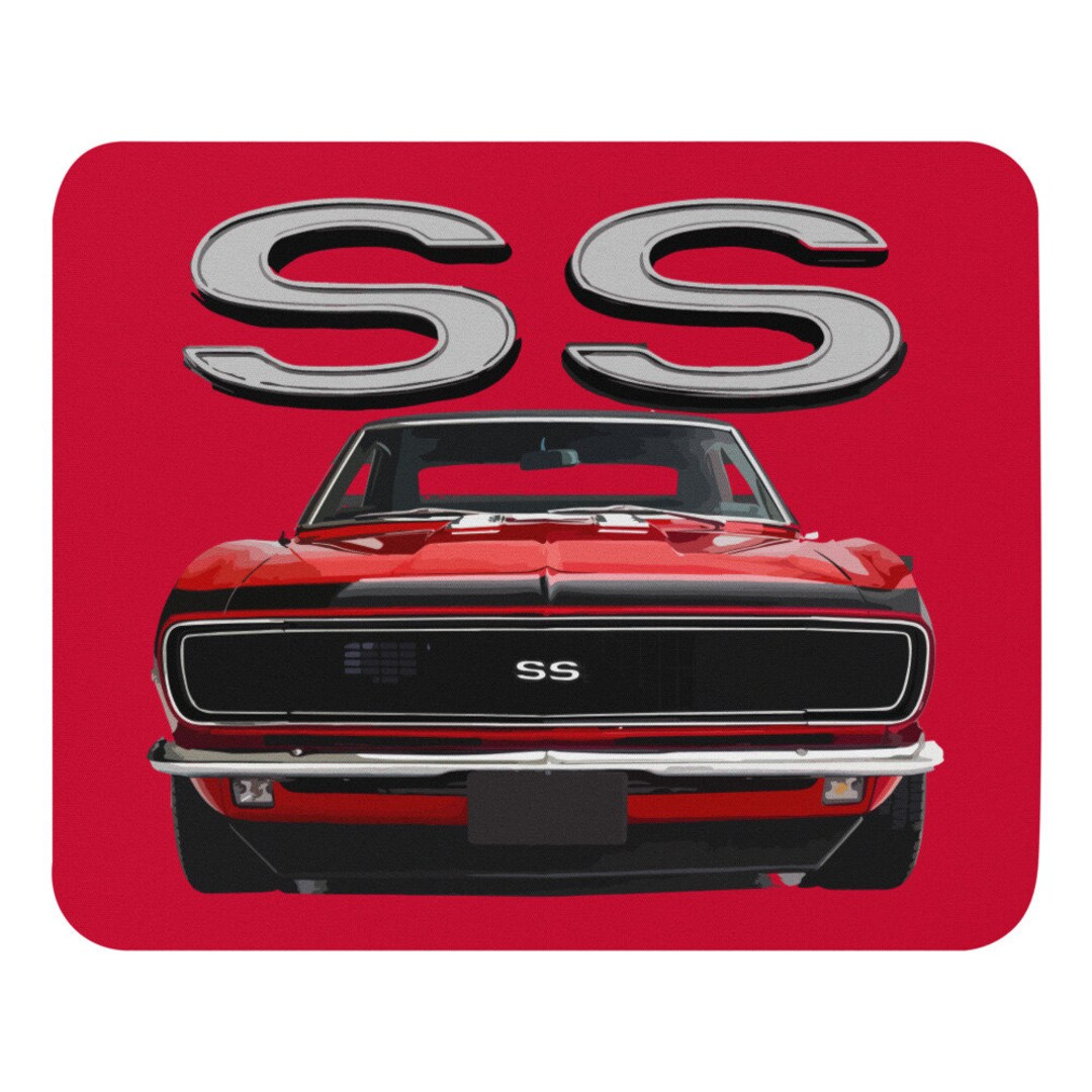 1968 Red Camaro SS Owners Gift Mouse Pad - Etsy