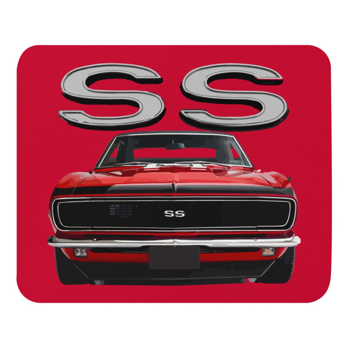 1968 Red Camaro SS Owners Gift Mouse Pad - Etsy