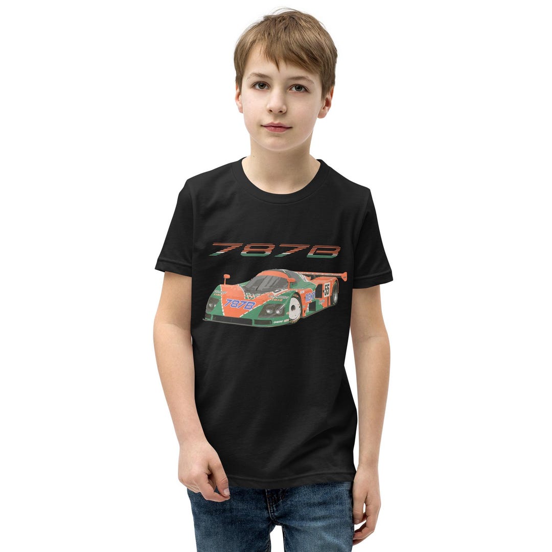 Mazda 787B IMSA GTP Group C Race Car Youth Short Sleeve T-shirt - Etsy