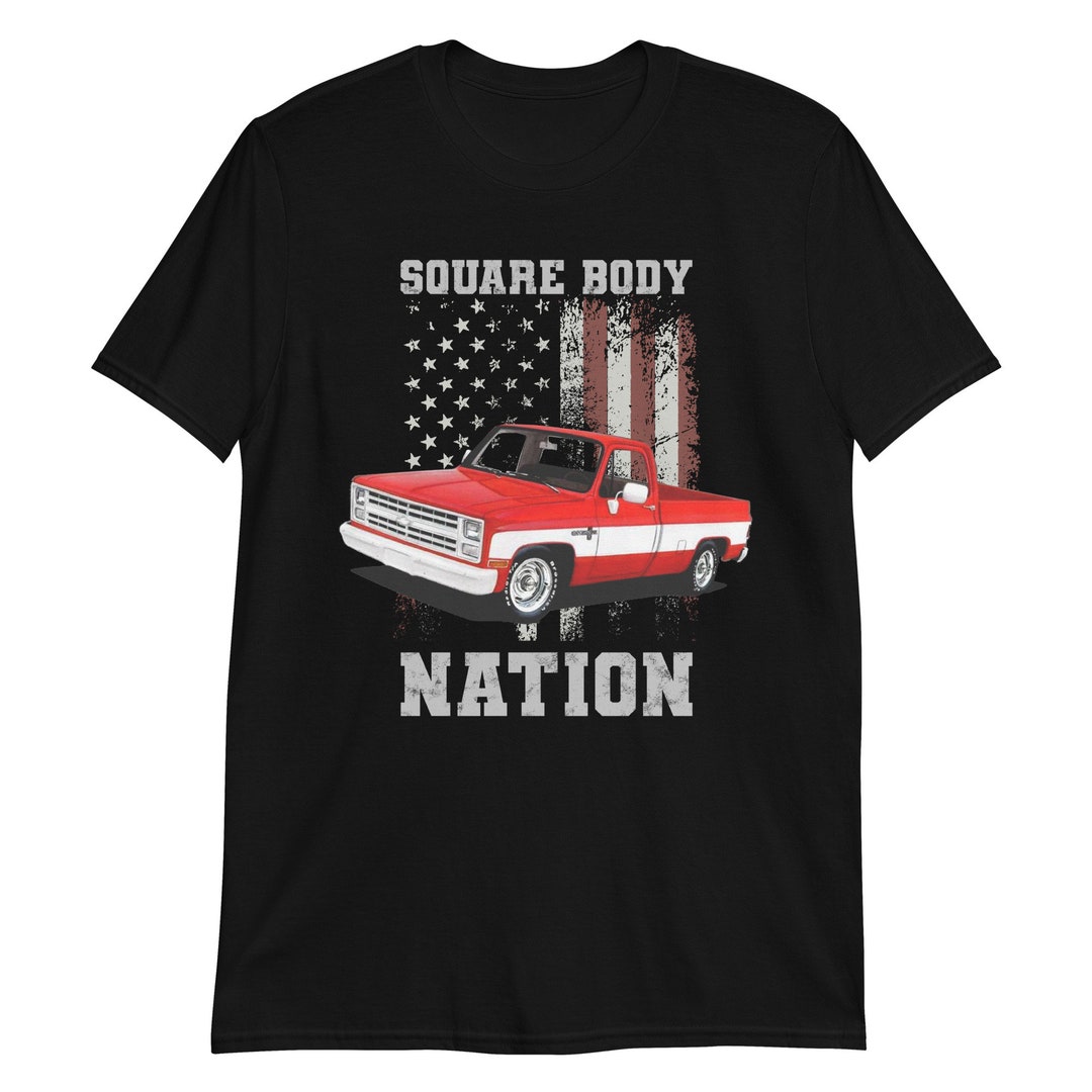 Chevy Silverado C10 K10 C30 Square Body Pickup Truck Short-sleeve T ...