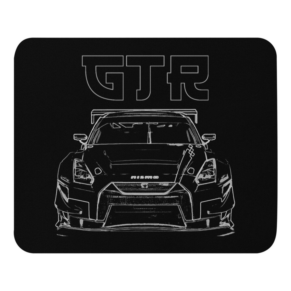 GTR R35 JDM Line Art Tuner Drift Racing Mouse Pad - Etsy