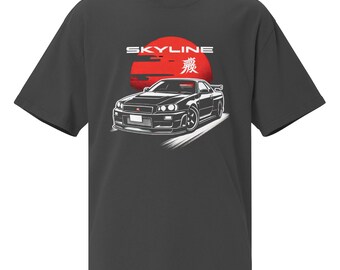 Skyline R34 GT-R T Shirt - Wicked Metal - Etsy
