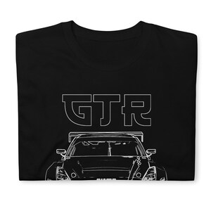 GTR R35 JDM Line Art Tuner Drift Racing Short-sleeve T-shirt - Etsy