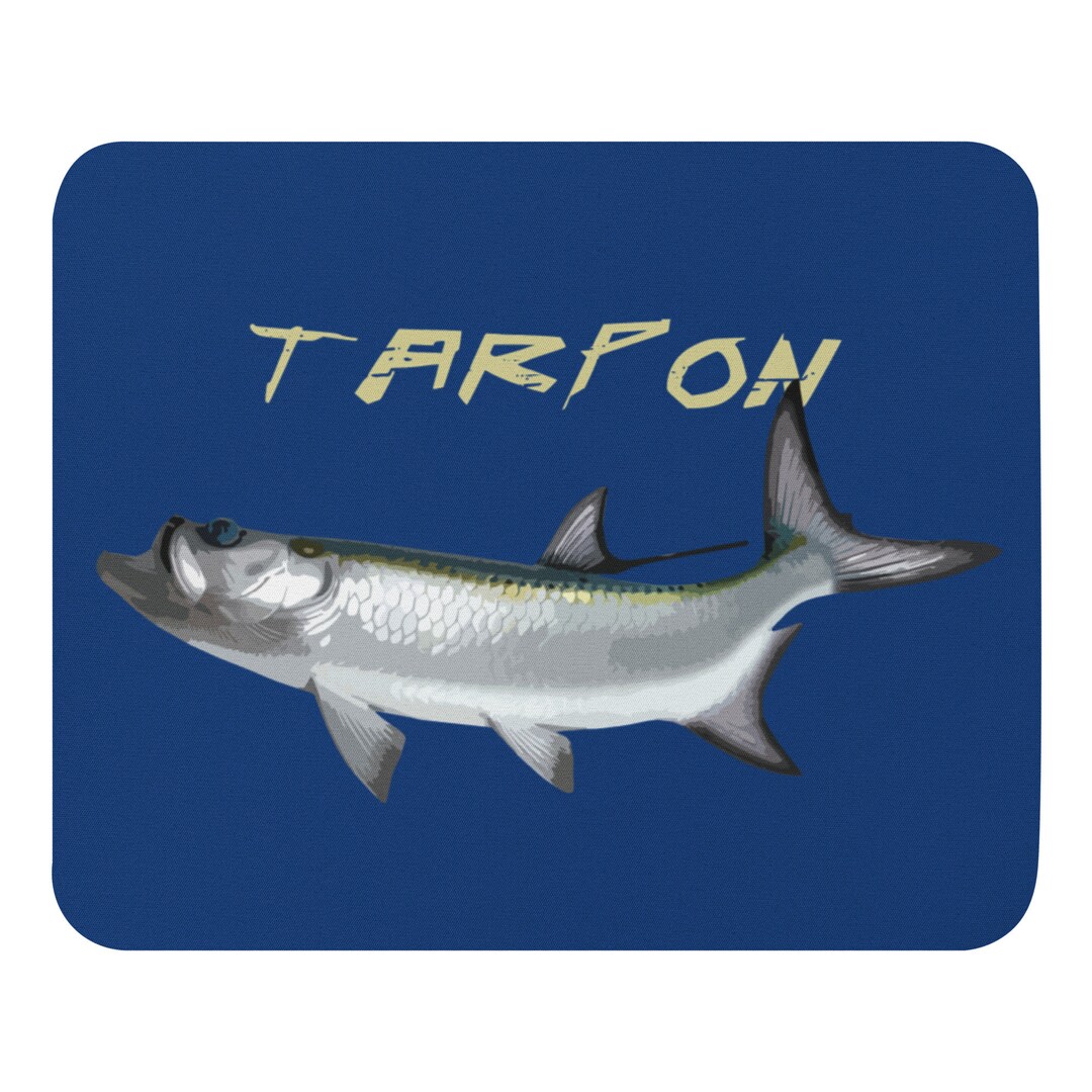 Tarpon Fish Salt Water Flats Fishing Mouse Pad - Etsy