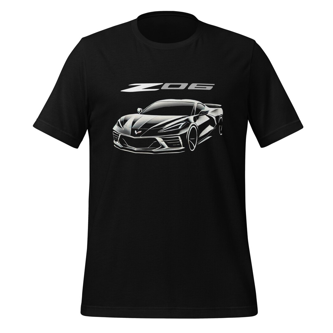 Next Gen C8 Corvette Z06 T-shirt for Vette Drivers Black Out Edition ...