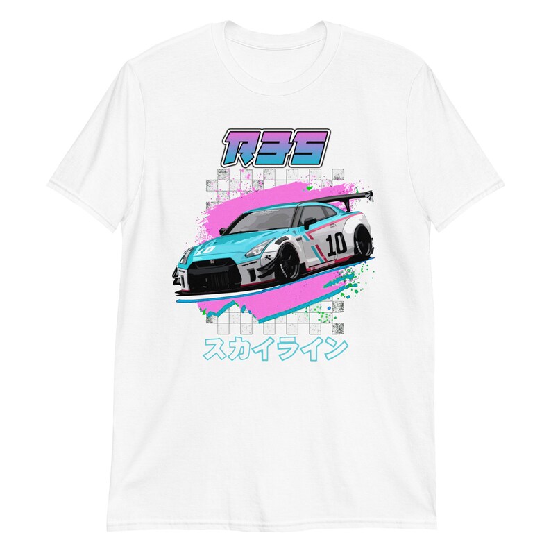 R35 GT-R Nissan Skyline GTR JDM Car Japanese Racing Retro 80s 90s ...