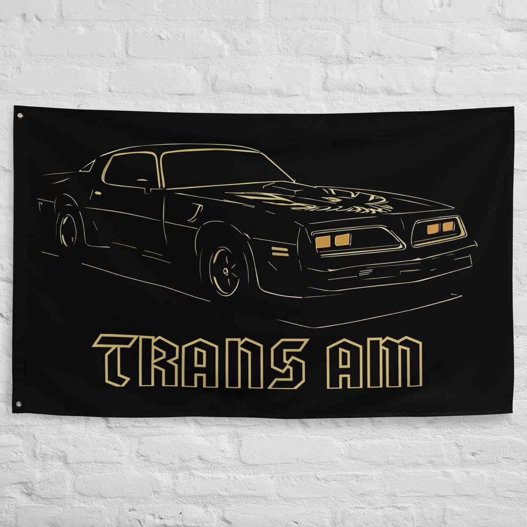 1978 Firebird Trans Am Banner: Muscle Car Flag (34.5" X 56") - Etsy UK