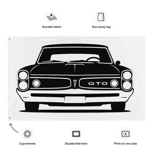 1966 Pontiac GTO Wall Flag – Classic Muscle Car Banner for Garage, Man ...
