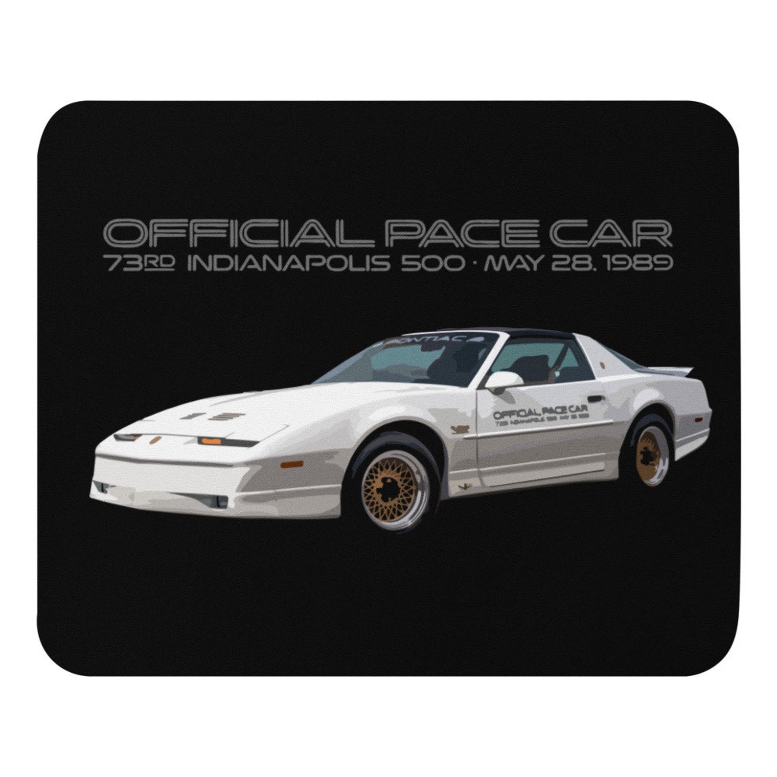 1989 Trans Am Pace Car 73rd Indianapolis 500 Mile Race Mouse Pad - Etsy