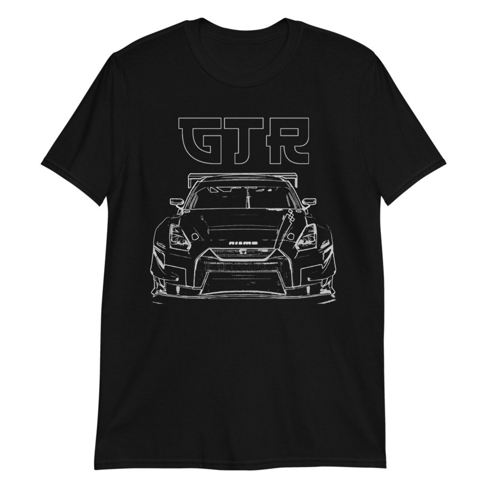 GTR R35 JDM Line Art Tuner Drift Racing Short-sleeve Unisex T-shirt - Etsy