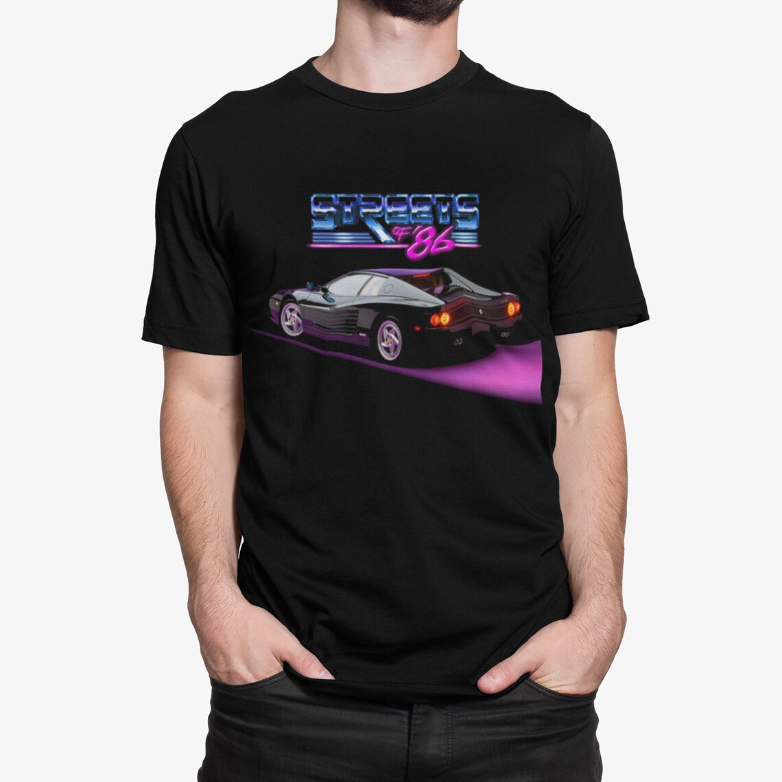 Streets of '86 Testarossa Short-sleeve Unisex T-shirt - Etsy