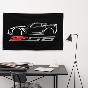 C7 Corvette Z06 7th Gen Vette Drivers Owners Garage Office Man Cave ...